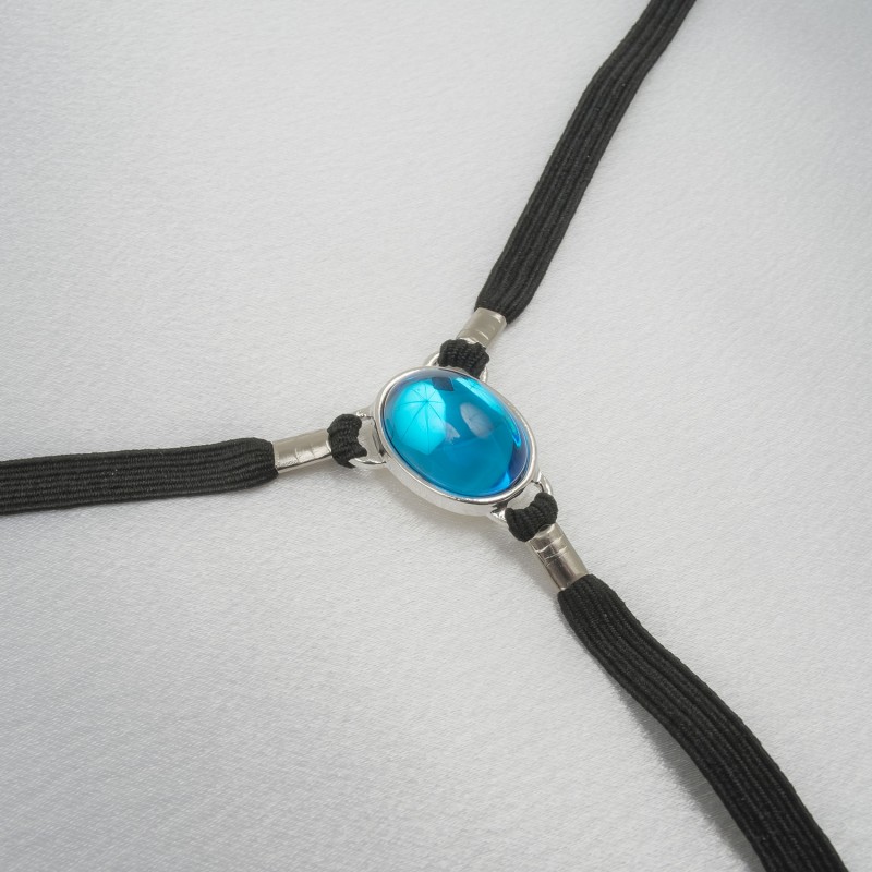 Caressing Hands Silver G-String with Pleasure Pendants